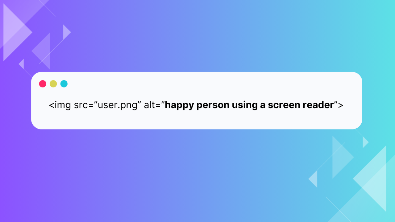What is alt text and why should we use it?